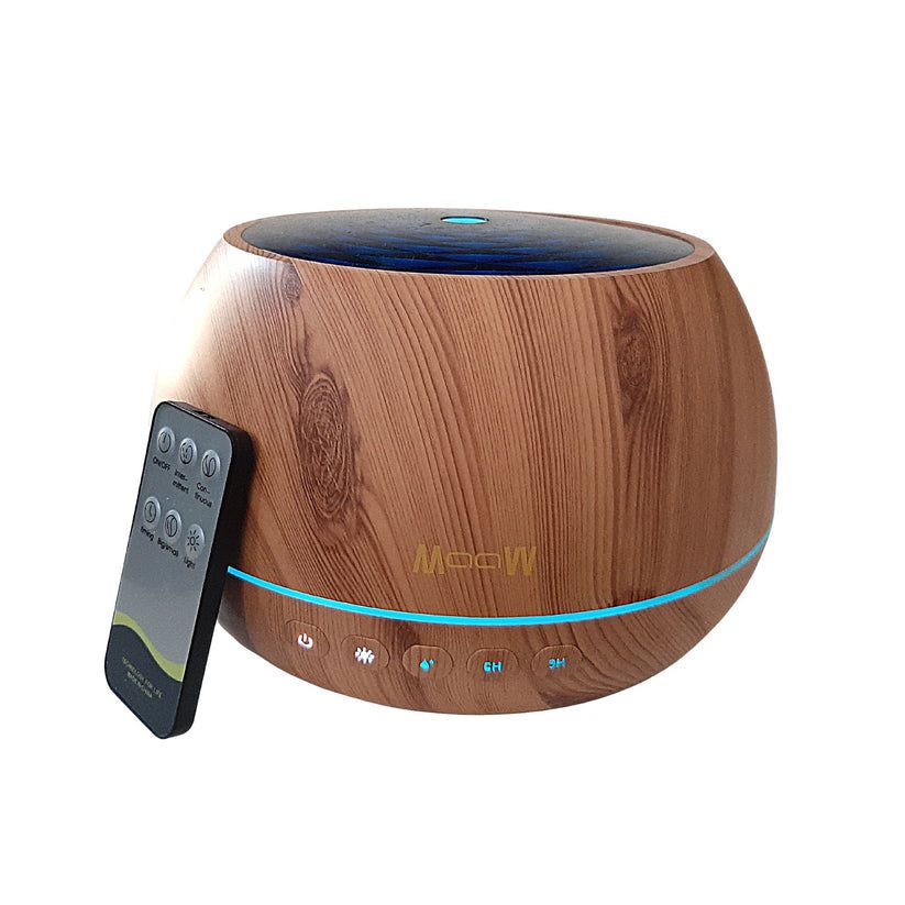 MAAW - 1000ml 9 LED Light Remote control Aromatherapy Diffuser Large ...