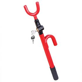 Extendable Anti-Theft Steering Wheel Lock Red Black | Shop Today. Get ...