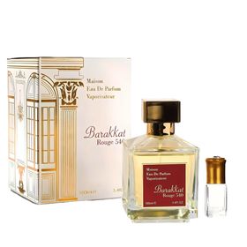 Maison Barakkat Rouge 540 Eau de Parfum 100ml + (Perfume Oil Gift ...