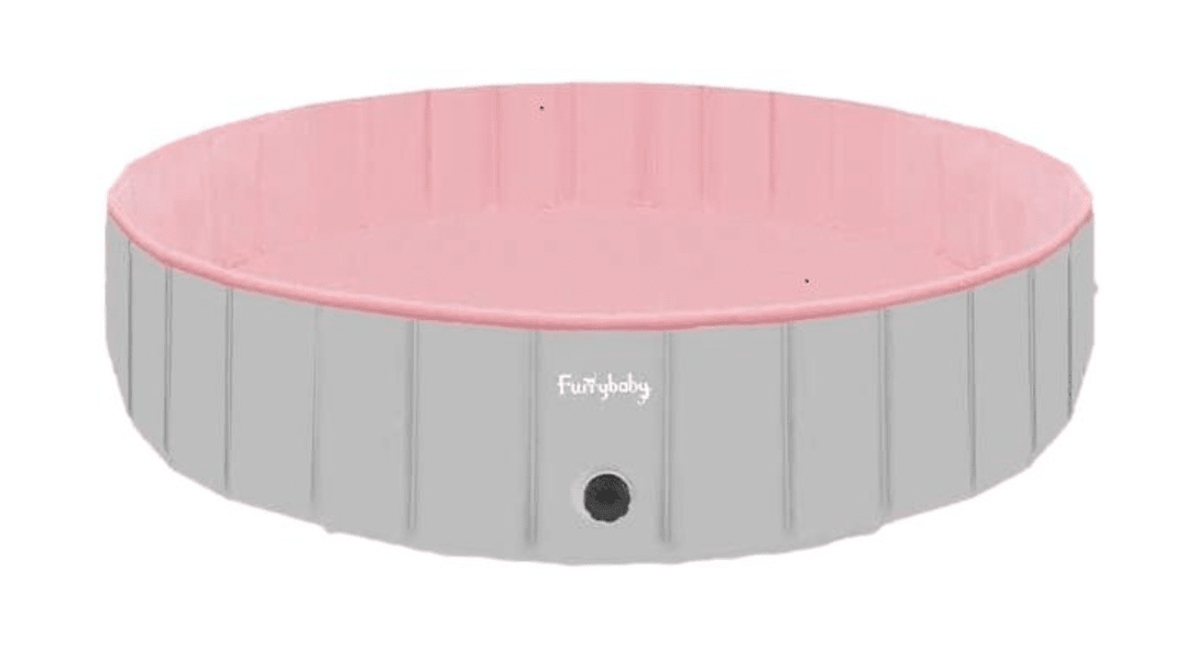 Paddling Pool Foldable 120cm x 30cm Grey & Pink | Shop Today. Get it ...
