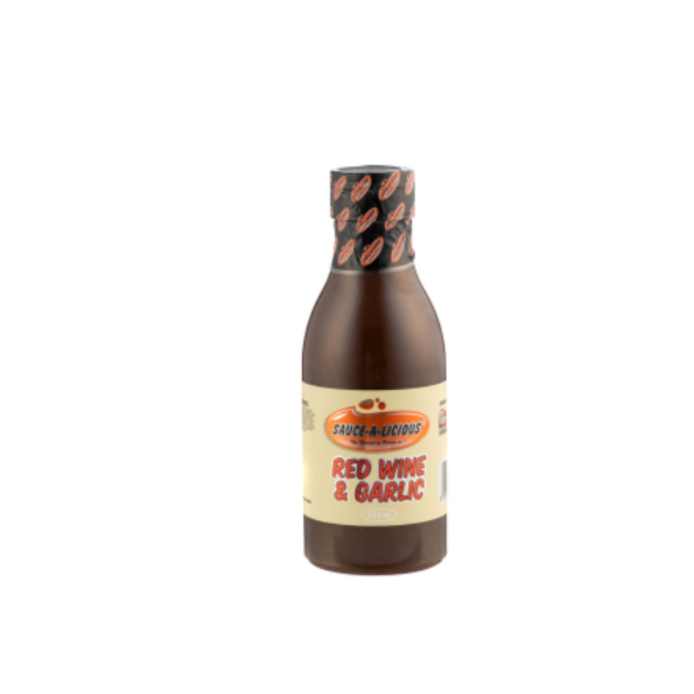 6 x 500ml - Sauce-a-licious - Red Wine and Garlic - Condiments And ...