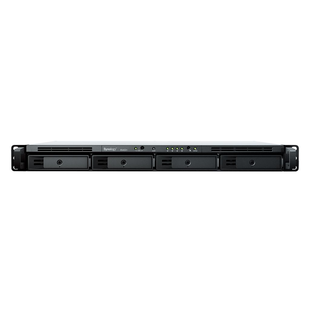 RackStation 4-bay AMD Ryzen R1600 (2-core 2.6 (base) / 3.1 (turbo) GHz ...
