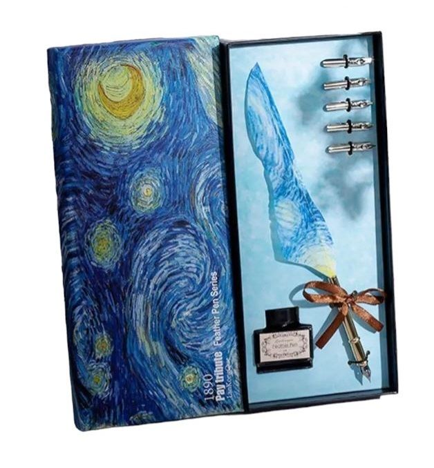 Oil Painting Style Van Gogh Calligraphy Feather Pen | Shop Today. Get ...