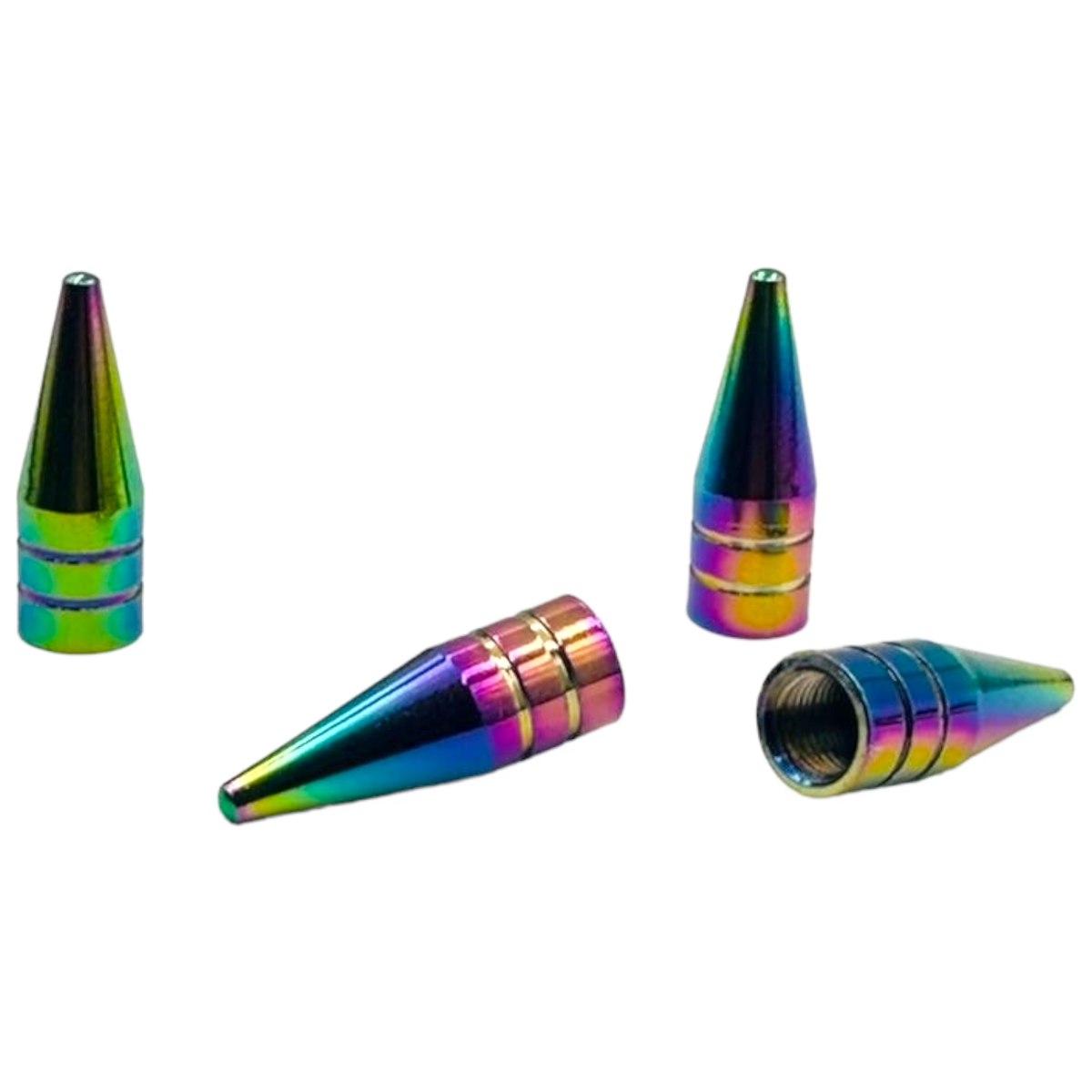 Universal Charred Steel Spike Valve Caps | Shop Today. Get it Tomorrow ...