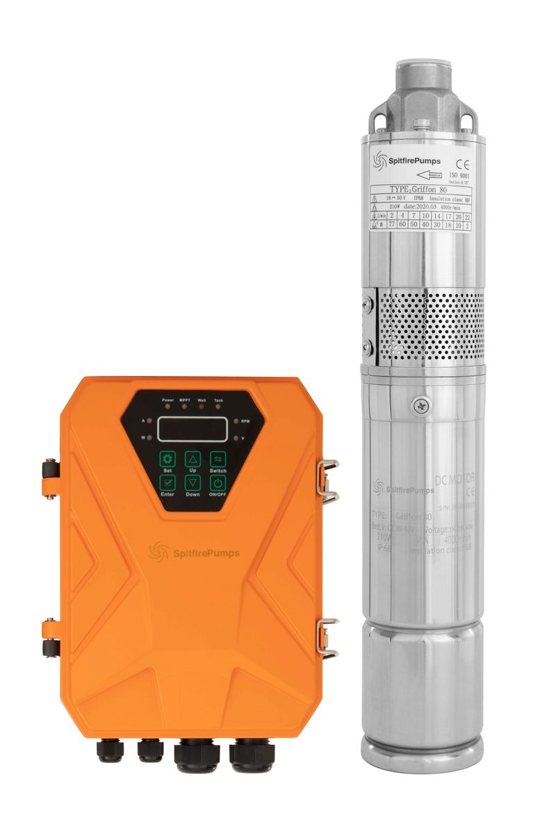 Solar Borehole Submersible Water Pump - Spitfire 50 | Shop Today. Get ...