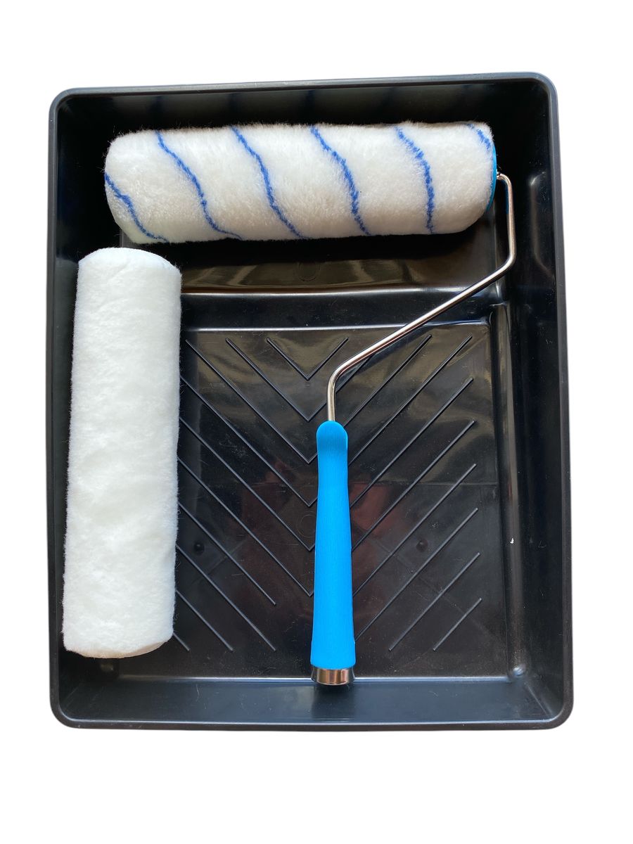 Fixtec 3 Piece 225mm Industrial Paint Roller And Tray Set | Shop Today ...