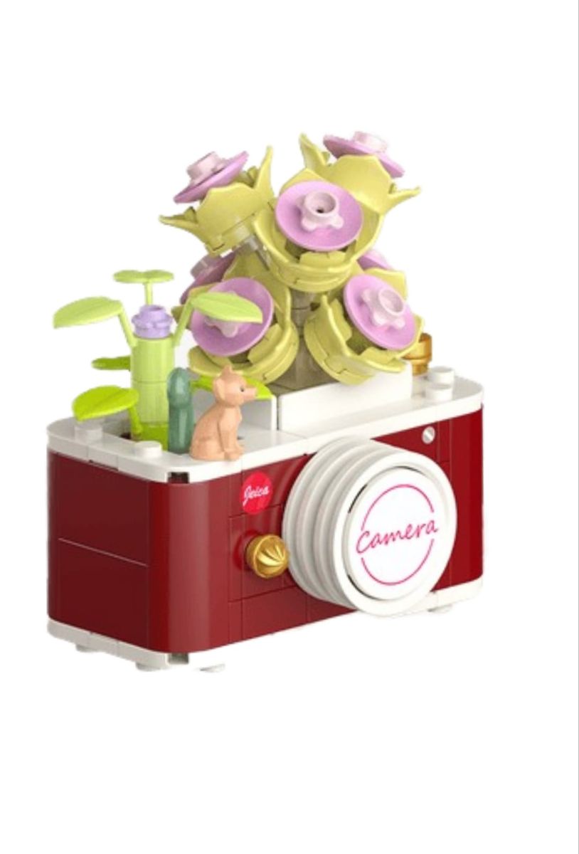Flower Retro Camera - Building Blocks | Shop Today. Get it Tomorrow ...
