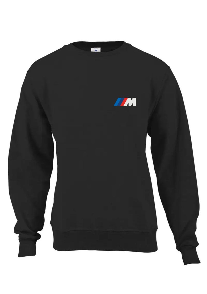 BMW Sport Badge Black Unisex Crew Neck Pullover - Sweater | Shop Today ...
