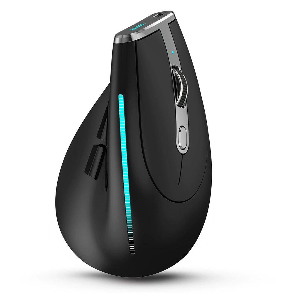 Wireless Vertical Mouse,Optical Vertical Mice Rechargeable Ergonomic ...