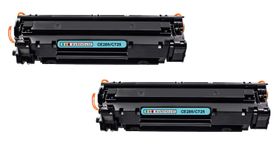 HP CE285A /85A/85A/85/285/285A Compatible Black Toner (Combo Deal x 2 ...