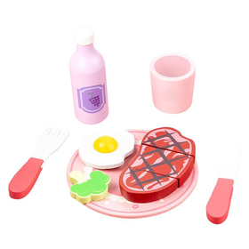 Kids Pretend Play Wooden Breakfast Food Toy Set | Shop Today. Get it ...