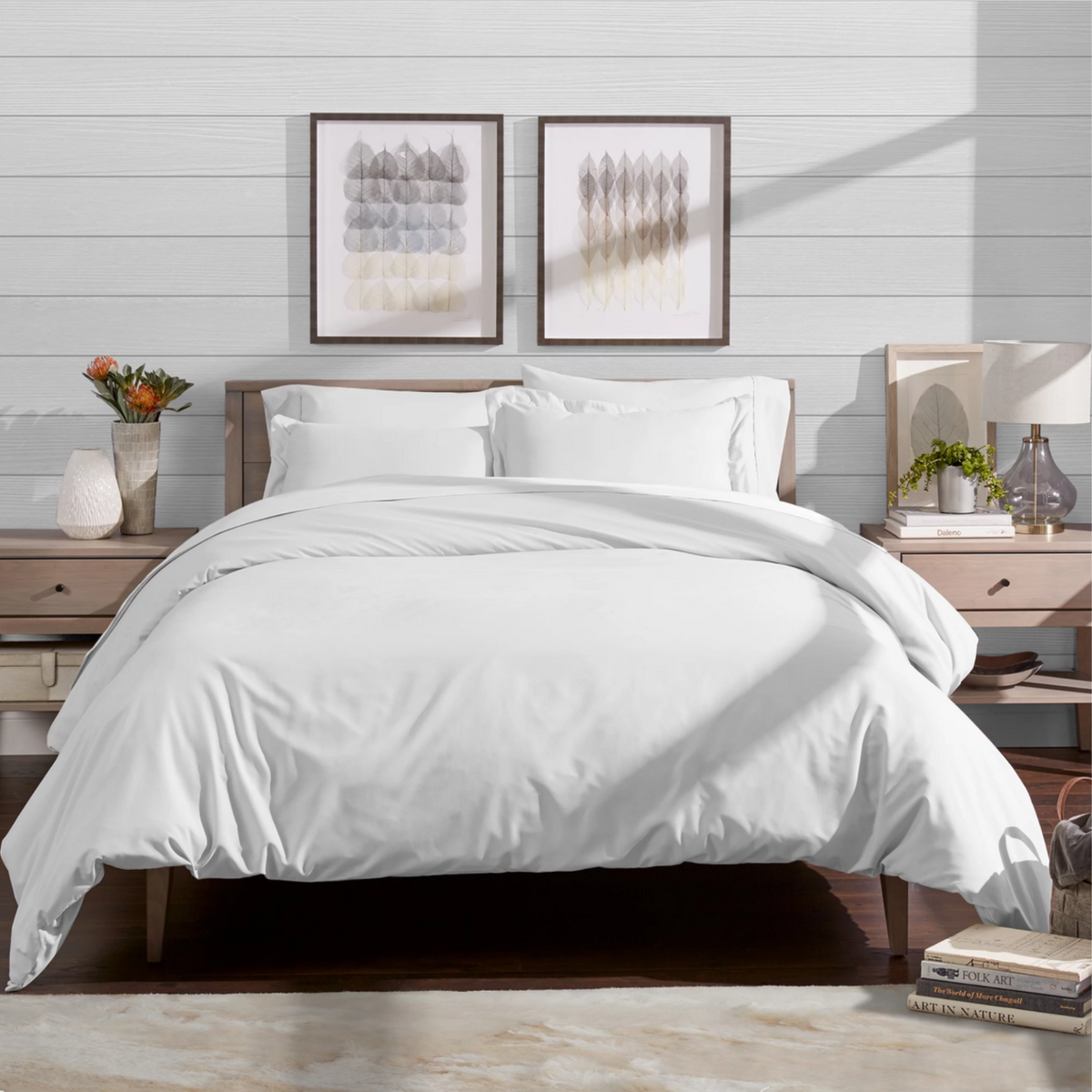 Luscious Living - Duvet Cover Set - Fitted Sheet - 2 Pillow Cases ...