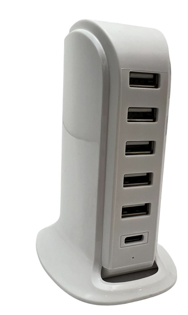 Dat 5 USB + Type C Super Power Charger Adapter | Shop Today. Get it ...