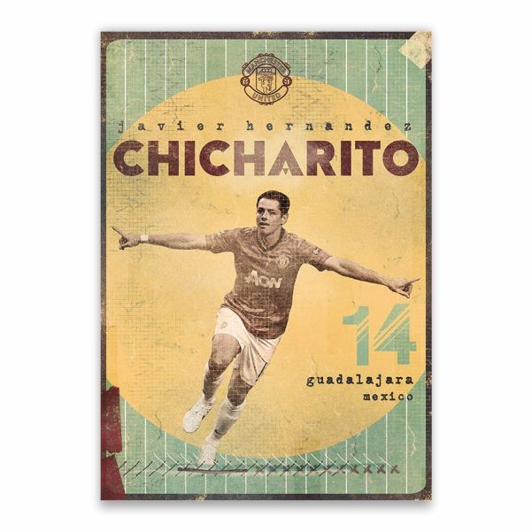 Javier Hernandez Chicharito Poster - A1 | Shop Today. Get it Tomorrow ...