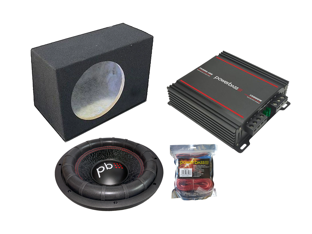 Powerbass Car Audio Starter Kit - Subwoofer + Box | Shop Today. Get it ...