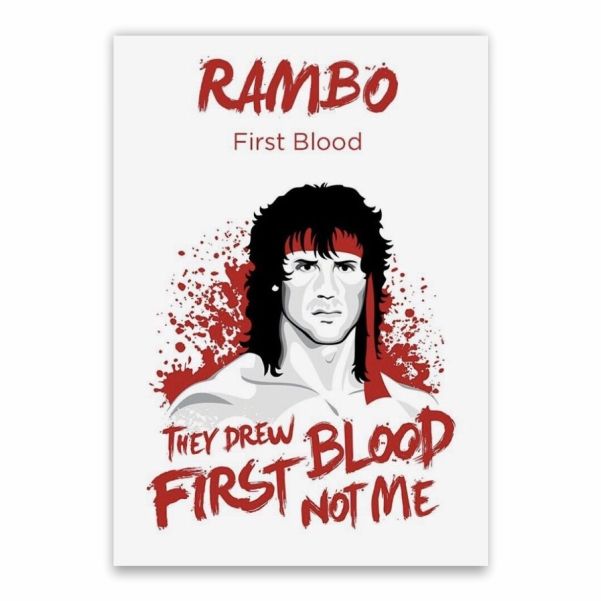 Rambo First Blood Poster - A1 | Shop Today. Get it Tomorrow! | takealot.com