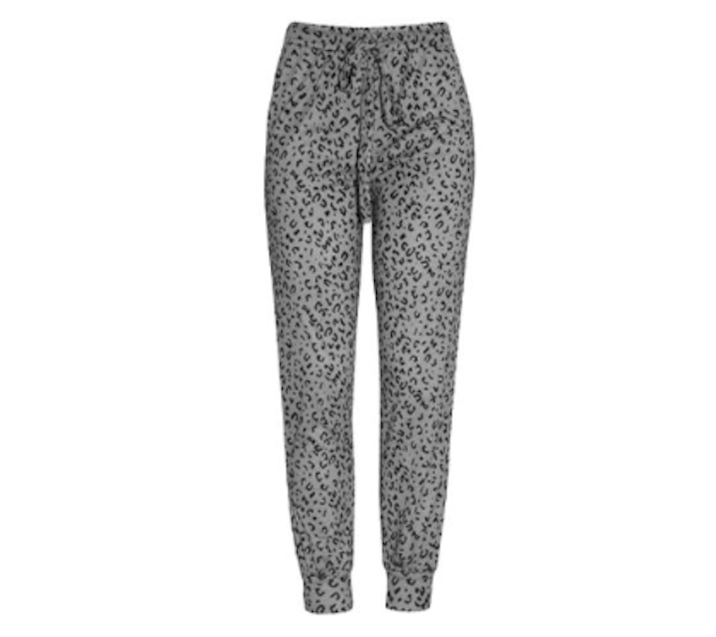 Ladies Jogger Leopard Print By Soul Lifestyle - Grey - 3XL | Shop Today ...