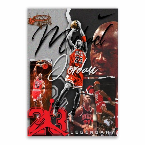 Michael Jordan Legendary Poster - A1 | Shop Today. Get it Tomorrow ...