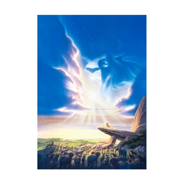 The King Of The Jungle Lion King - A1 Poster | Shop Today. Get it ...
