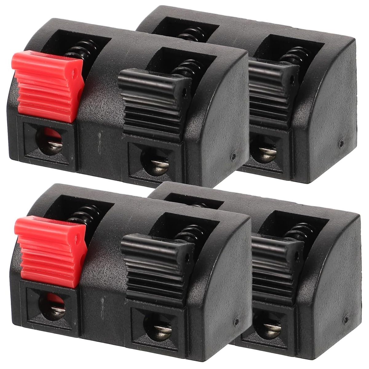 4pcs Stereo Speaker Terminal Connectors for Subwoofer Cable Gauge ...
