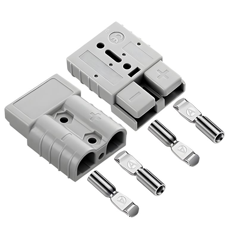 2Pcs 50A Anderson Connector Kit Plug Charger Power Battery Quick ...