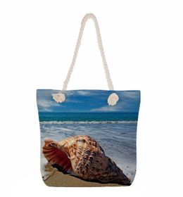 Digital Printed Beach Bag - Conch Shell | Shop Today. Get it Tomorrow ...