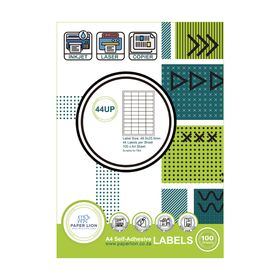 Paper Lion 44 Up A4 Self-Adhesive Labels 100 Sheets | Shop Today. Get ...