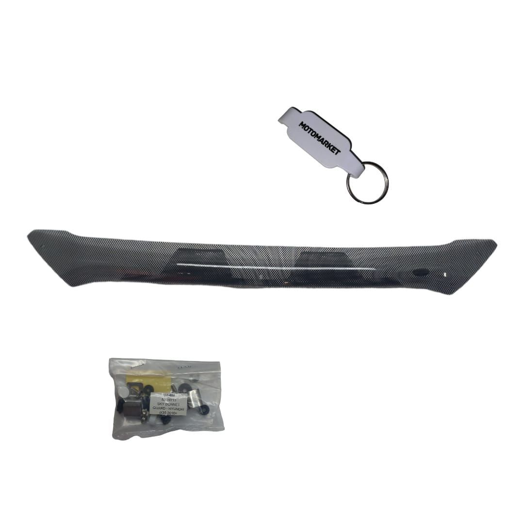 Hyundai iX35 Bonnet Guard 2010-2016 & MotoMarket Keyring | Shop Today ...