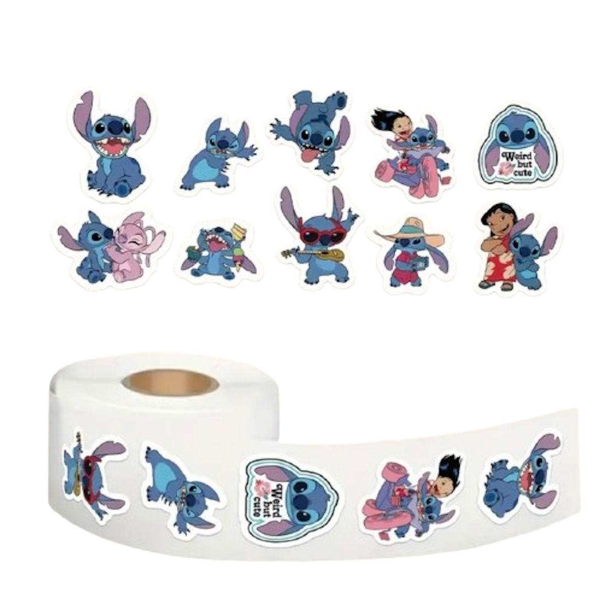 Stickers Lilo And Stitch Assorted Roll 500 Pieces | Shop Today. Get it ...