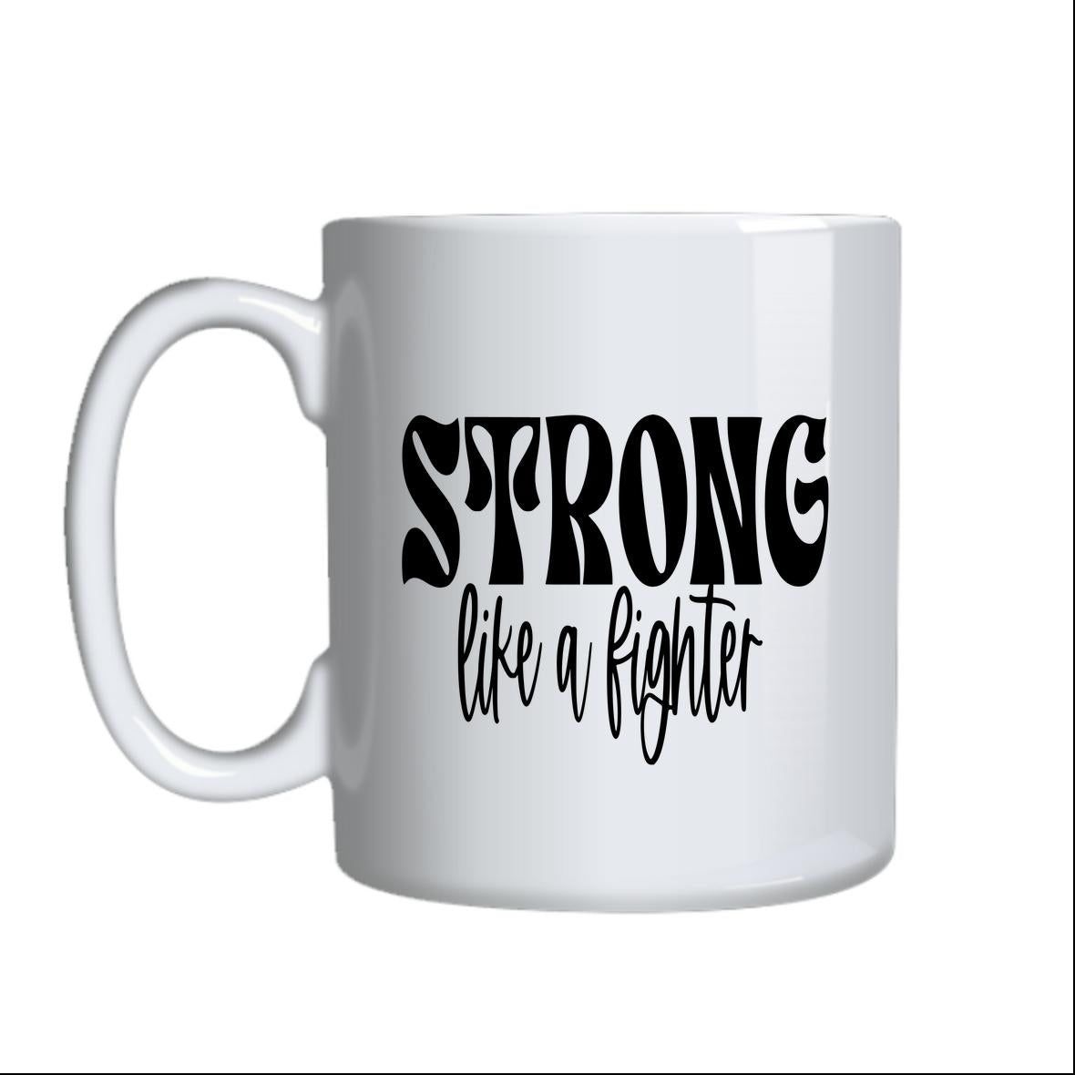 Fighter Coffee Mugs Trendy Motivational Graphic Cup Design Present 043 ...