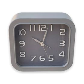 No Place Like Home - Clock - Alarm - Plastic - Square - 10cm x 12cm ...