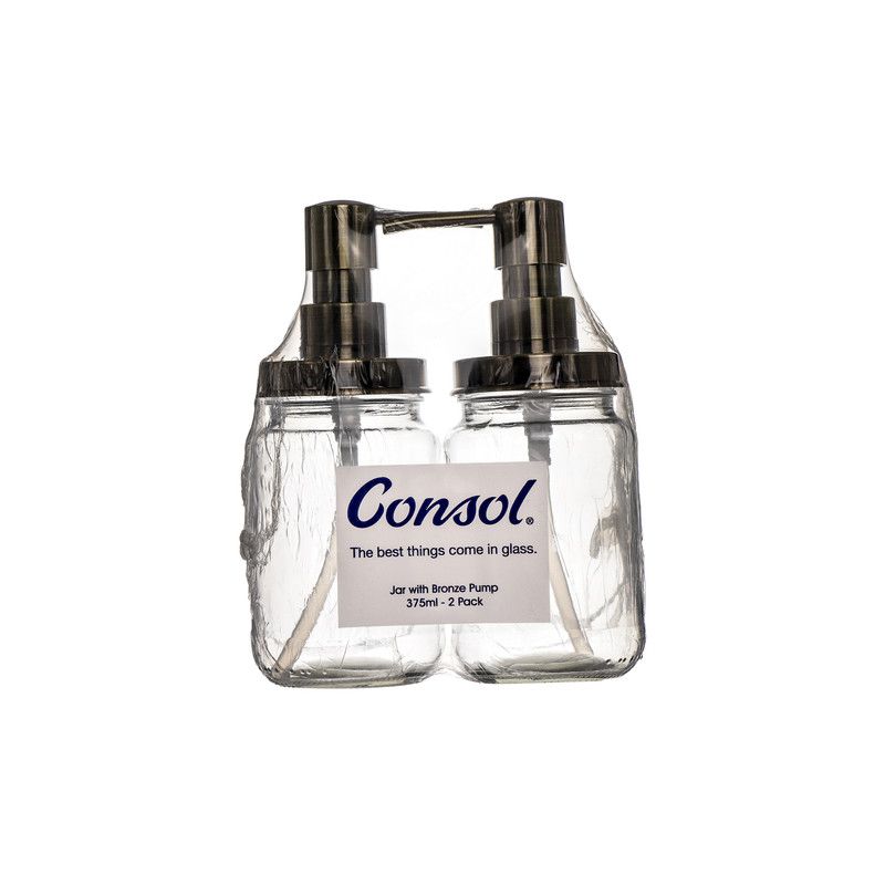 Consol Preserve Jar With Bronze Pump (375Ml) | Shop Today. Get it ...