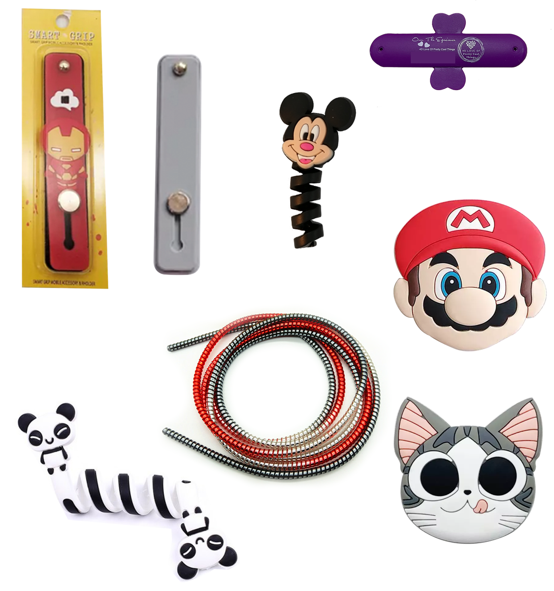 Cartoon Character PopSockets/Phone Holder Accessory Assorted R,B&G ...