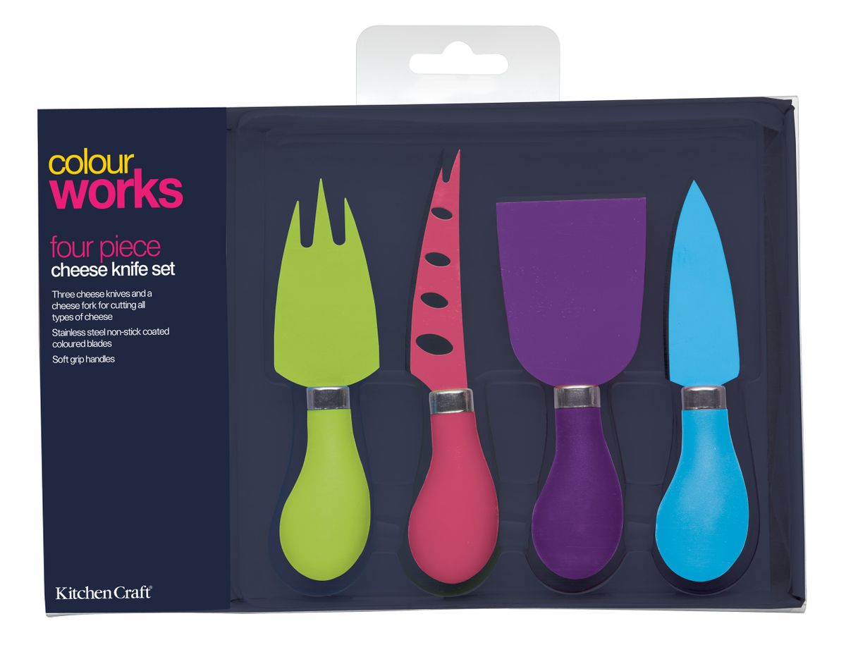 Colourworks 4 Piece Cheese Serving Set | Shop Today. Get it Tomorrow ...