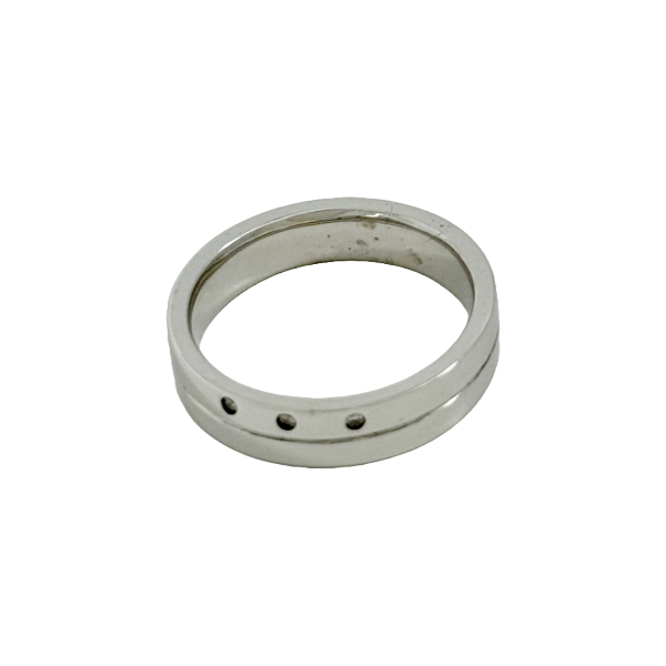 Swiss Set Sterling Silver Ring with 3 Diamonds | Shop Today. Get it ...