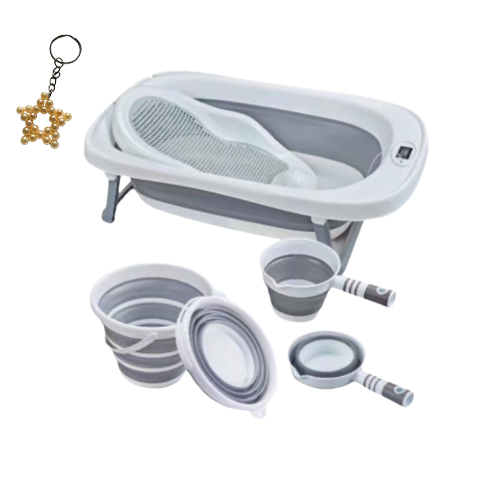 New Born/Toddler Folding Bathtub Set 3Piece | Shop Today. Get it ...