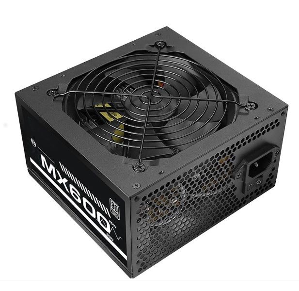 MX600 With 120mm Silent Fan Passive PFC 12V Gaming PC Power Supply ...