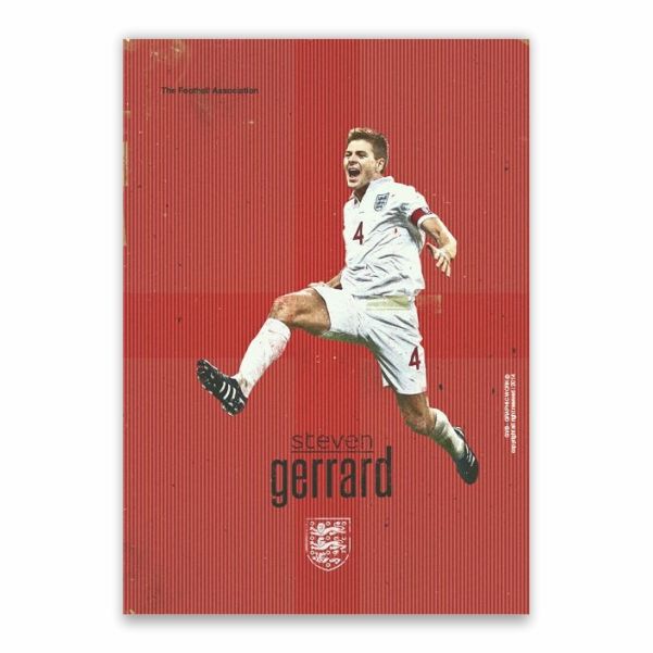 Steven Gerrard England Poster - A1 | Shop Today. Get it Tomorrow ...