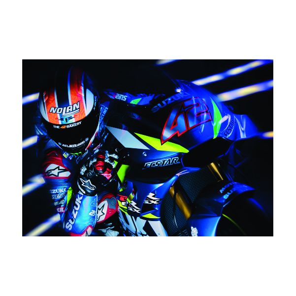 Motorcycle Blue - A1 Poster | Shop Today. Get it Tomorrow! | takealot.com