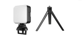 Portable Video LED light with clip +Desktop Tripod | Shop Today. Get it ...
