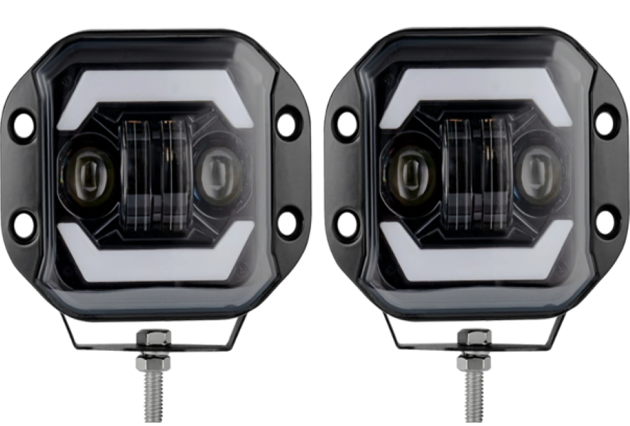 40W 4Inch DRL Angel Eye Led Light 2pcs | Shop Today. Get it Tomorrow ...