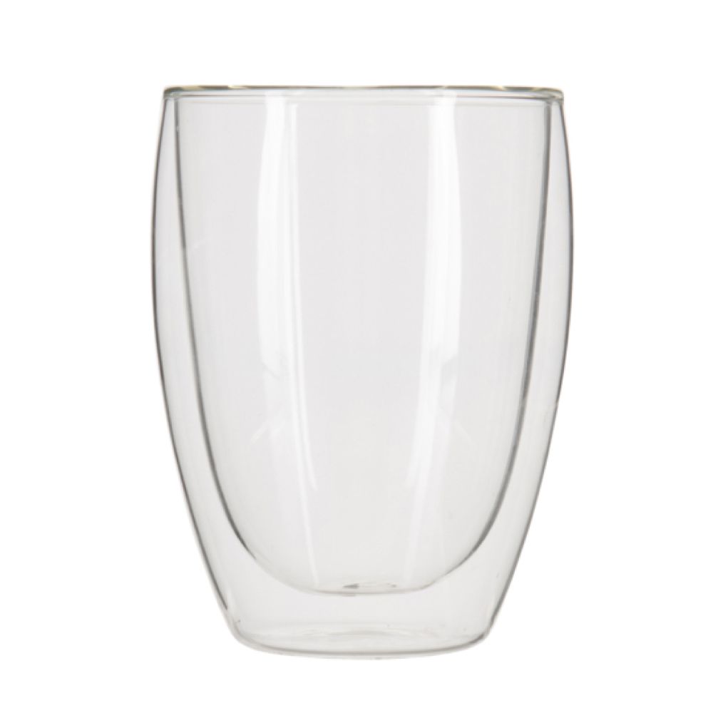 Kitchen Home Heat Resistant Double Wall Glass Cup (350ml) | Shop Today ...