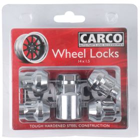 Carco Locking Wheel Nut Set - 14 x 1.5mm | Shop Today. Get it Tomorrow ...