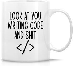 Look At You Writing Code Christmas Birthday Developer Programmer Gift ...