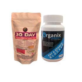 Organix Farmacy Fat & Starch Blocker and 30 Day Slimming Tea- Combo ...