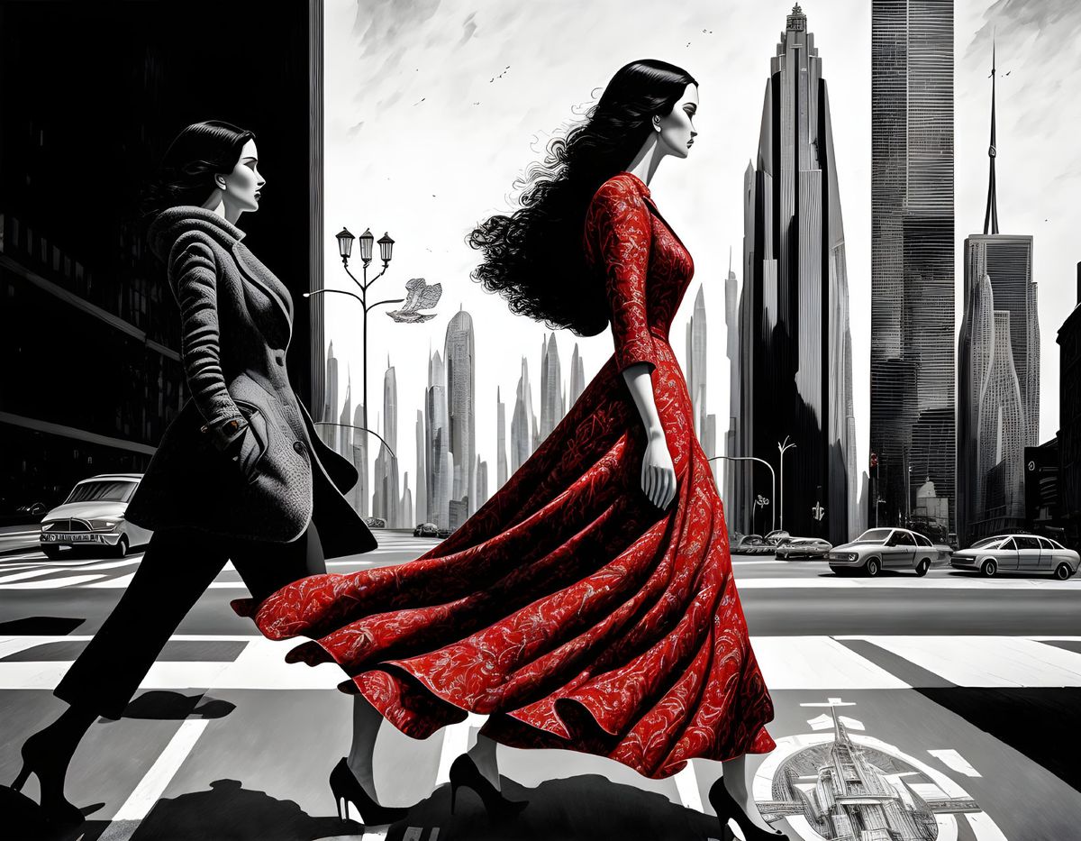 Canvas Wall Art - Be Colourful In A Gray Life Artwork | Shop Today. Get ...