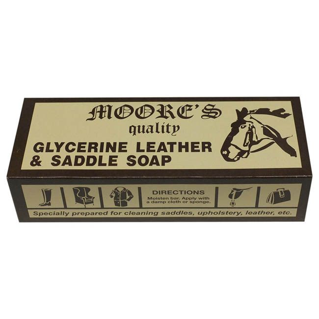 Moore's Glycerine Leather and Saddle Soap - 250g Bar By Great Empire ...