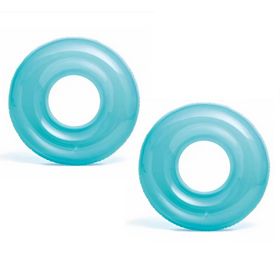 Intex Transparent Inflatable Pool Swim Tube (Set of 2) | Shop Today ...