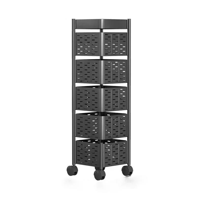 5-Tier Rotating Mesh Storage Trolley | Shop Today. Get it Tomorrow ...