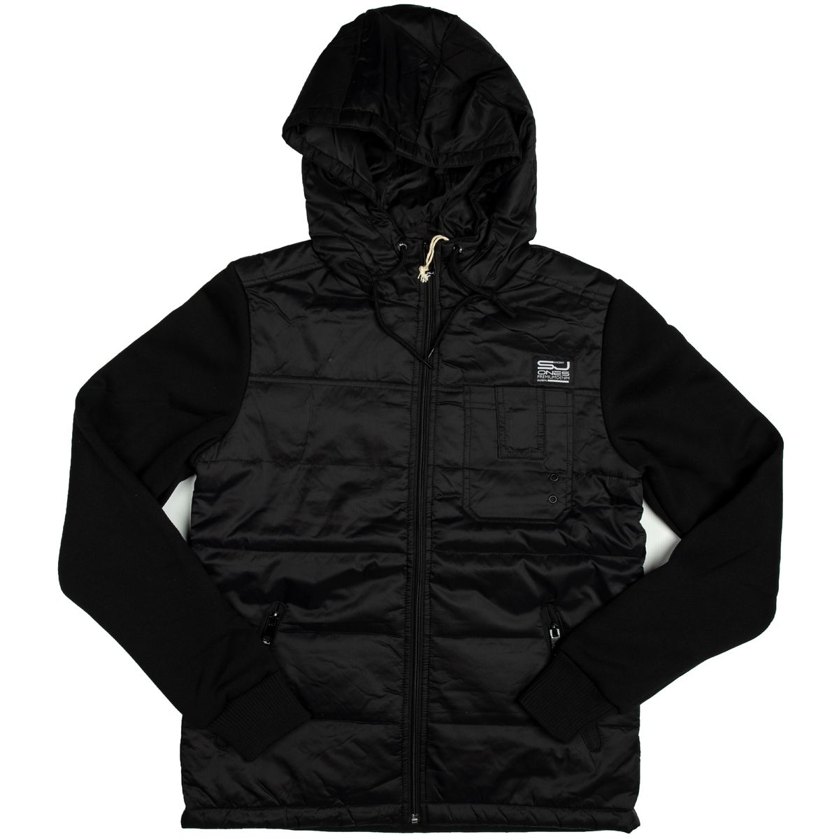 Smith and Jones - Men's Consten Zip Up Bomber Style Jacket with Hoodie ...